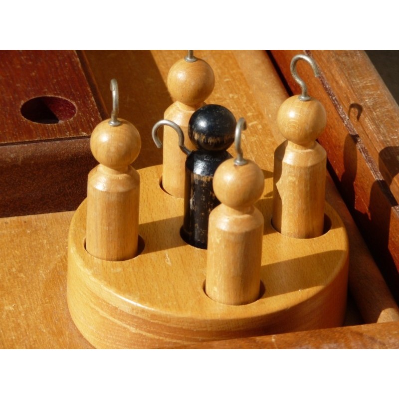 Grand jeu en bois en location: la pêche aux poissons